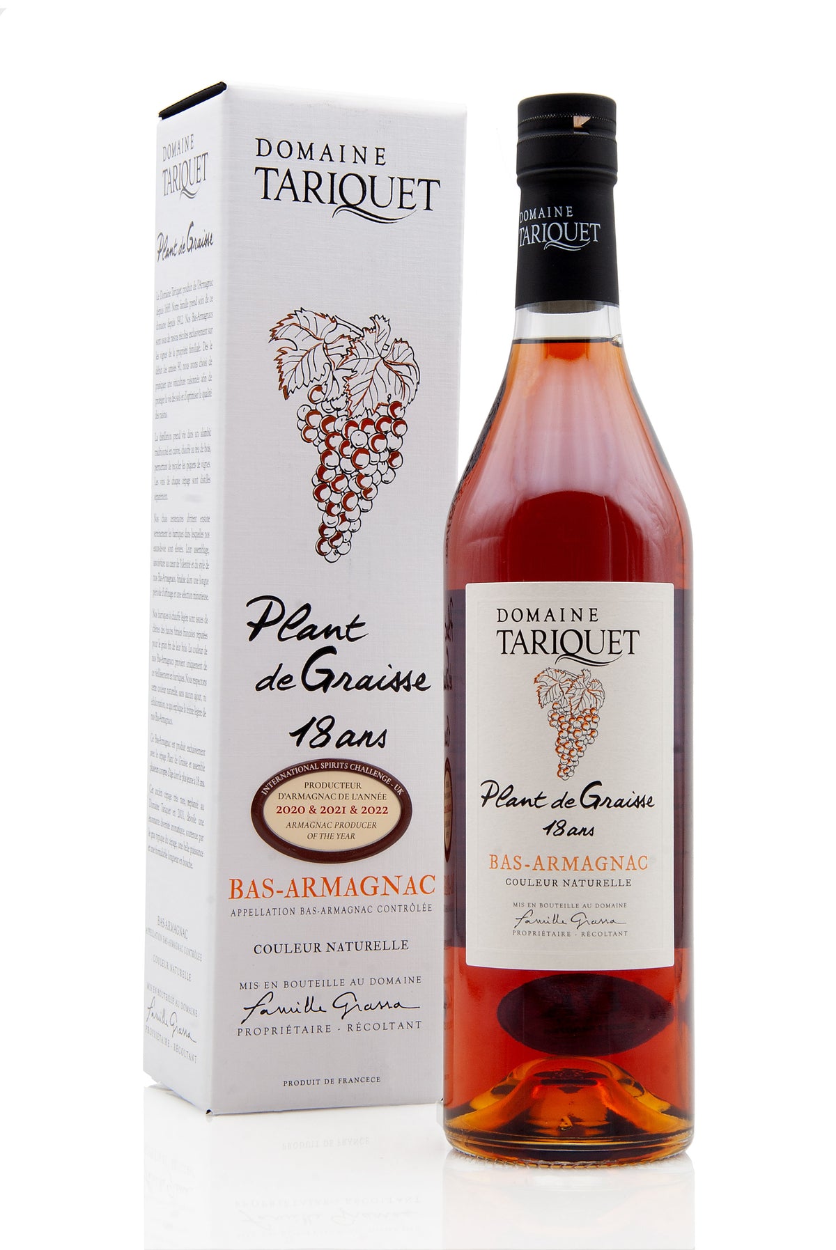 Domaine Tariquet 18 Year Old Bas Armagnac - Plant de Graisse Grape ...