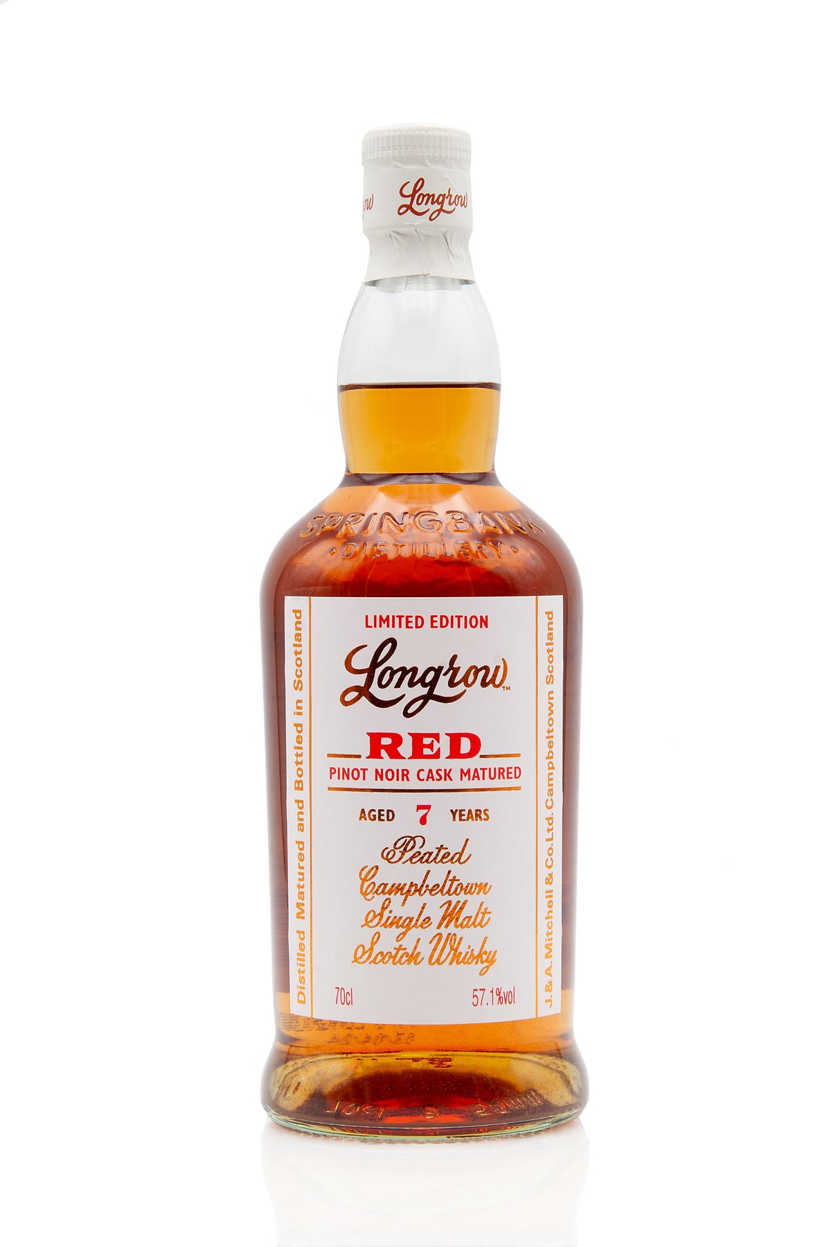Longrow Red 7 Year Old - Pinot Noir Cask Matured | Campbeltown Whisky ...