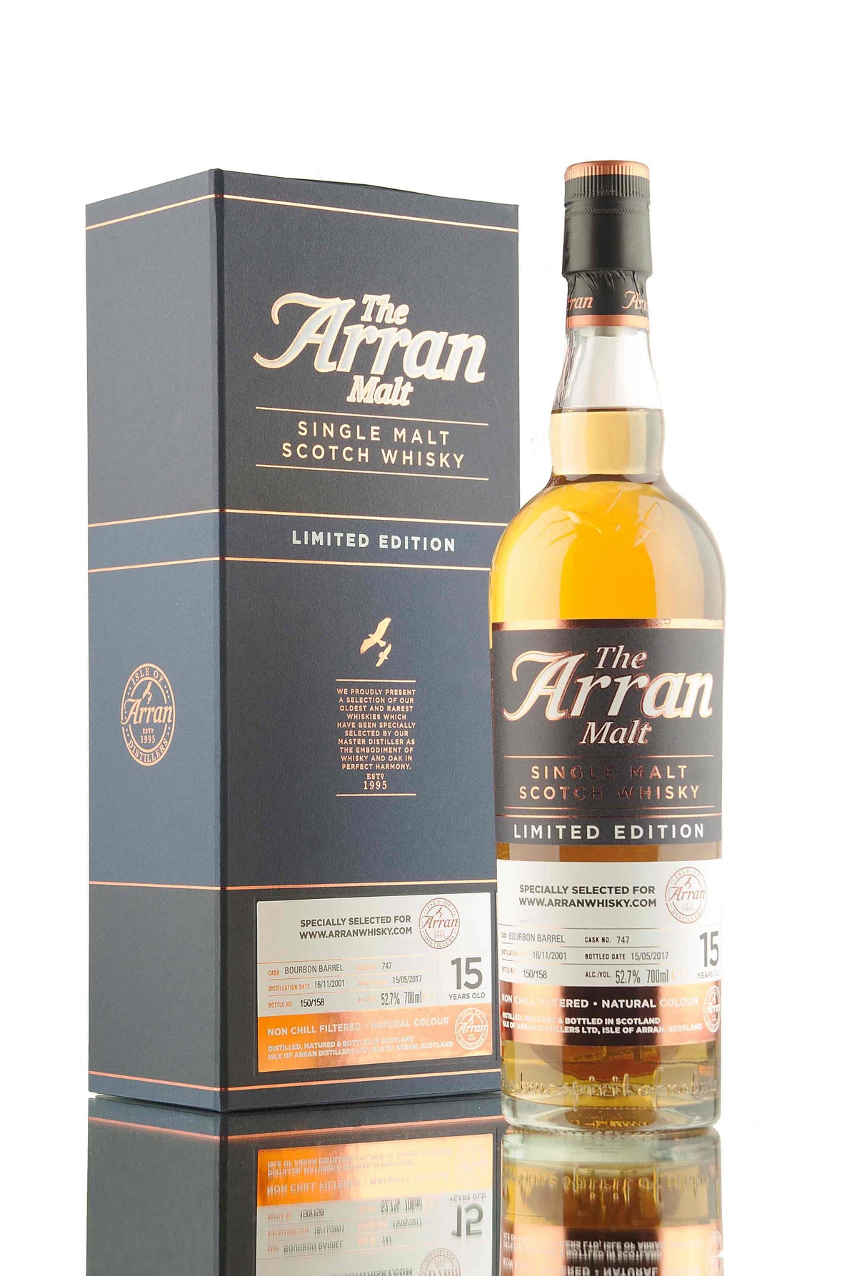 Arran 15 Year Old - 2001 | Single Cask 747 | Abbey Whisky