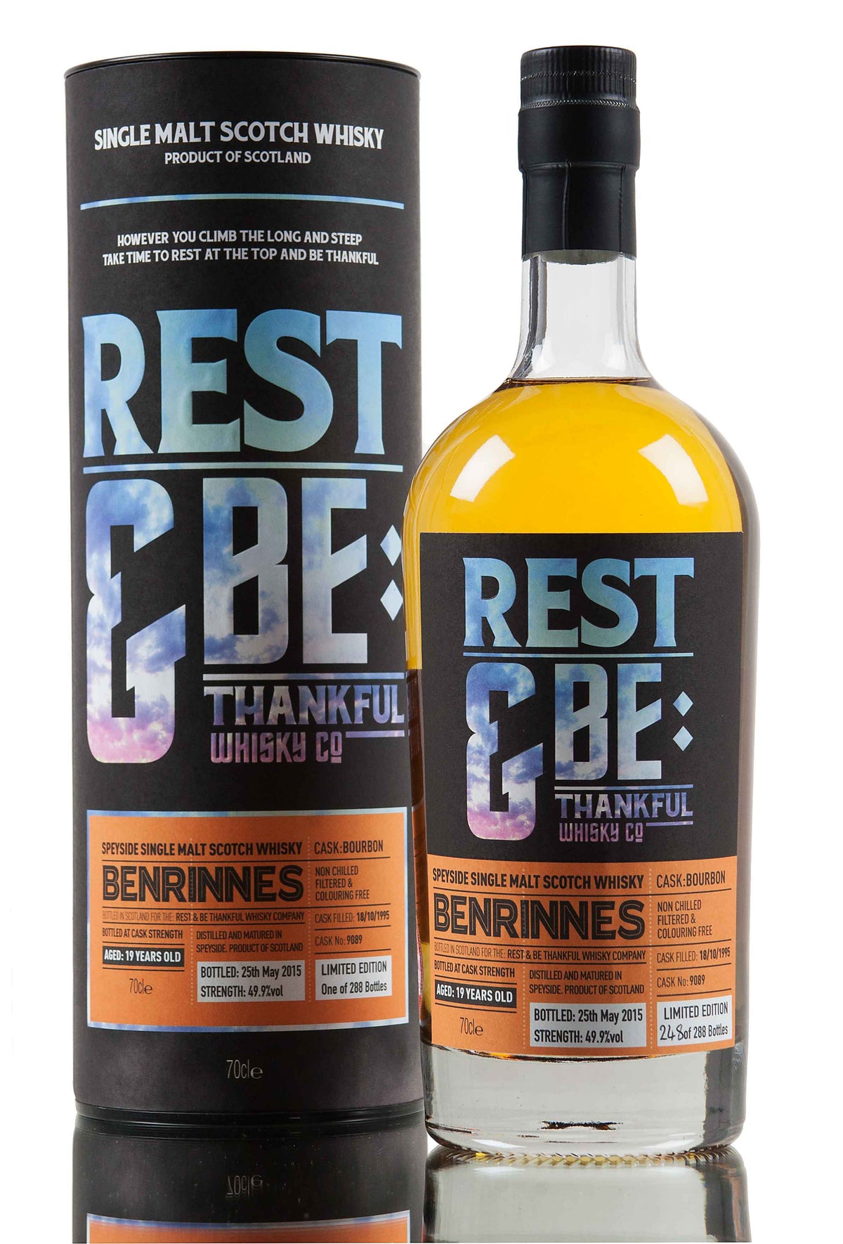 Benrinnes 19 Year Old Rest & Be Thankful Whisky Cask 9089 — Abbey Whisky
