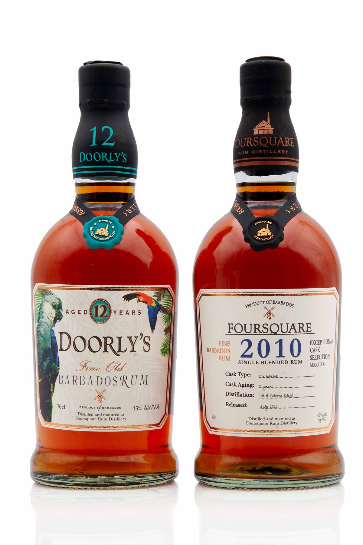 Rum Bundle | Foursquare Cask Strength 2010 & Doorly's 12 Year Old ...
